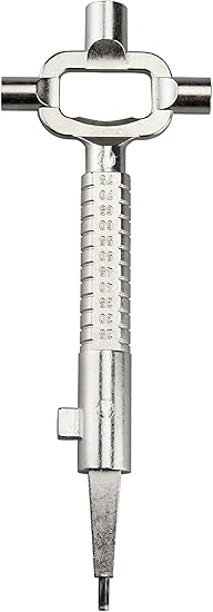 W+M Construction Key, Architect's Key, Multifunctional Nickel-Plated ...