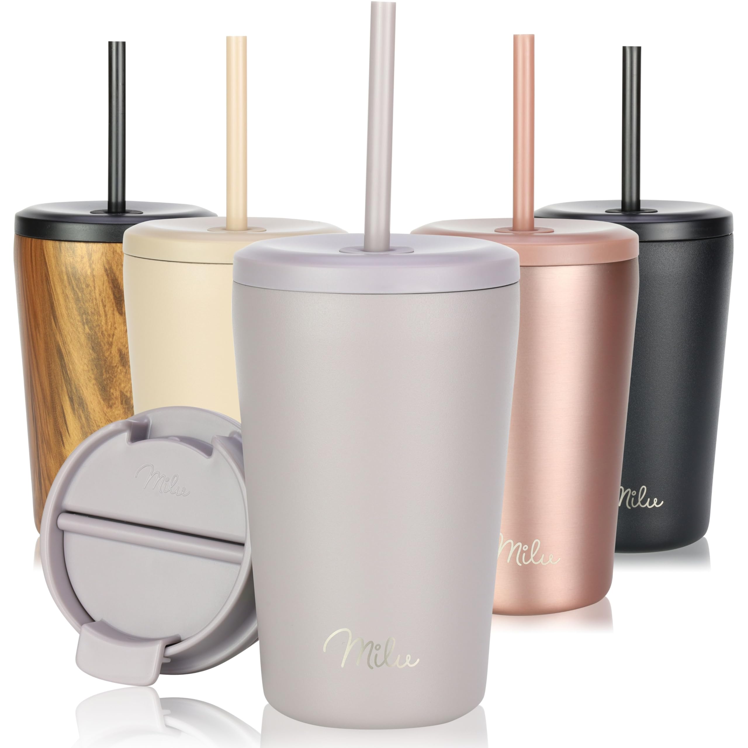 Milu Travel Mug 300ml, 400ml, 500ml - 100% Leakproof - Stainless Steel ...