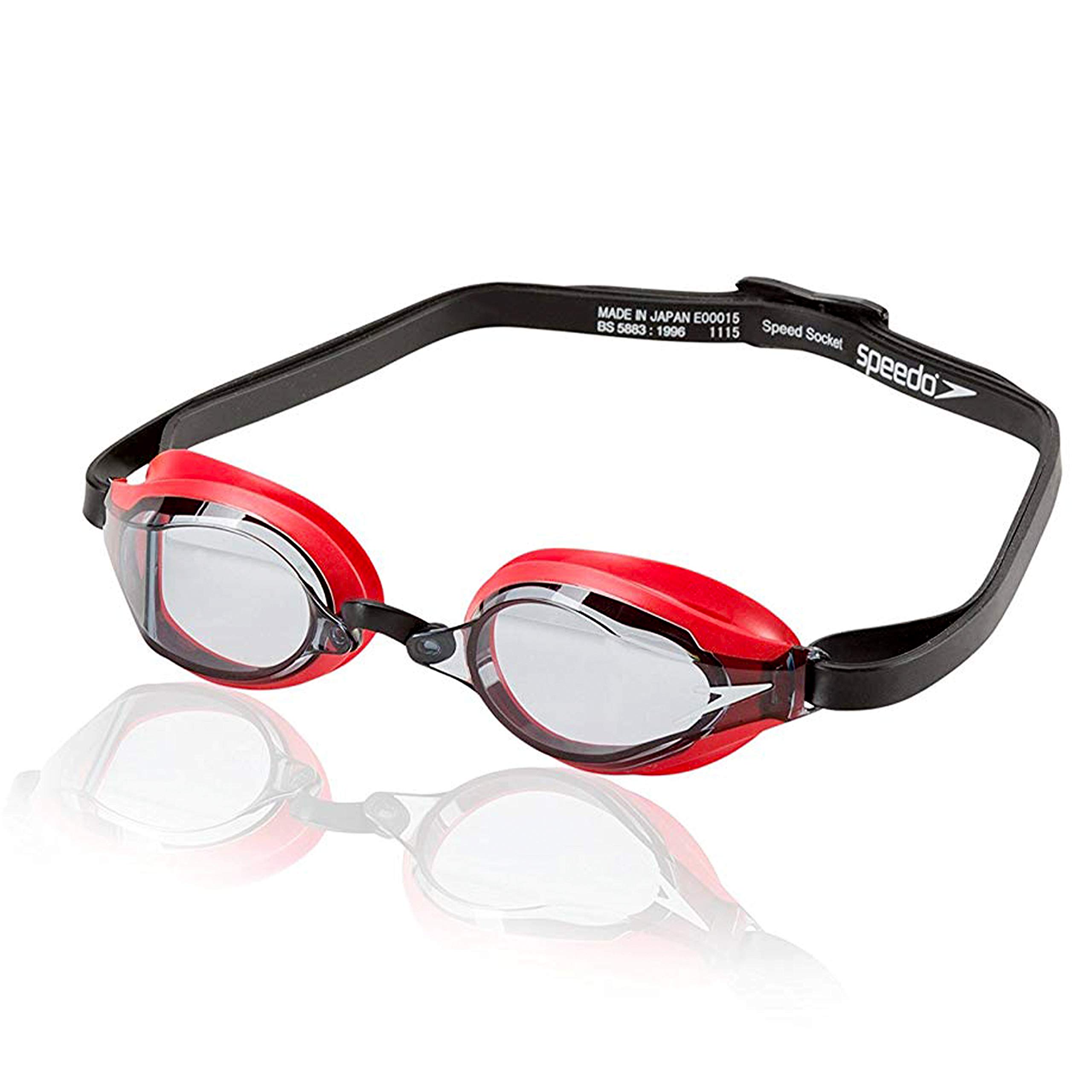 Speedo Unisex-Adult Swim Goggles Speed Socket 2.0 Speedo Red for sale ...