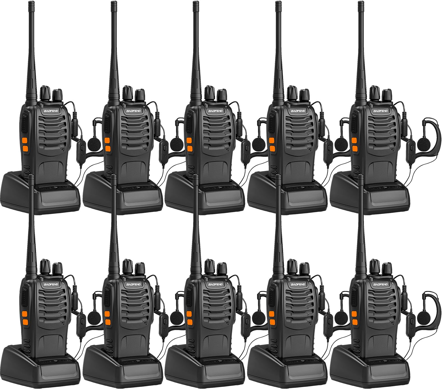 Snapklik.com : BAOFENG Walkie Talkies BF-888S Two Way Radio Long Range ...