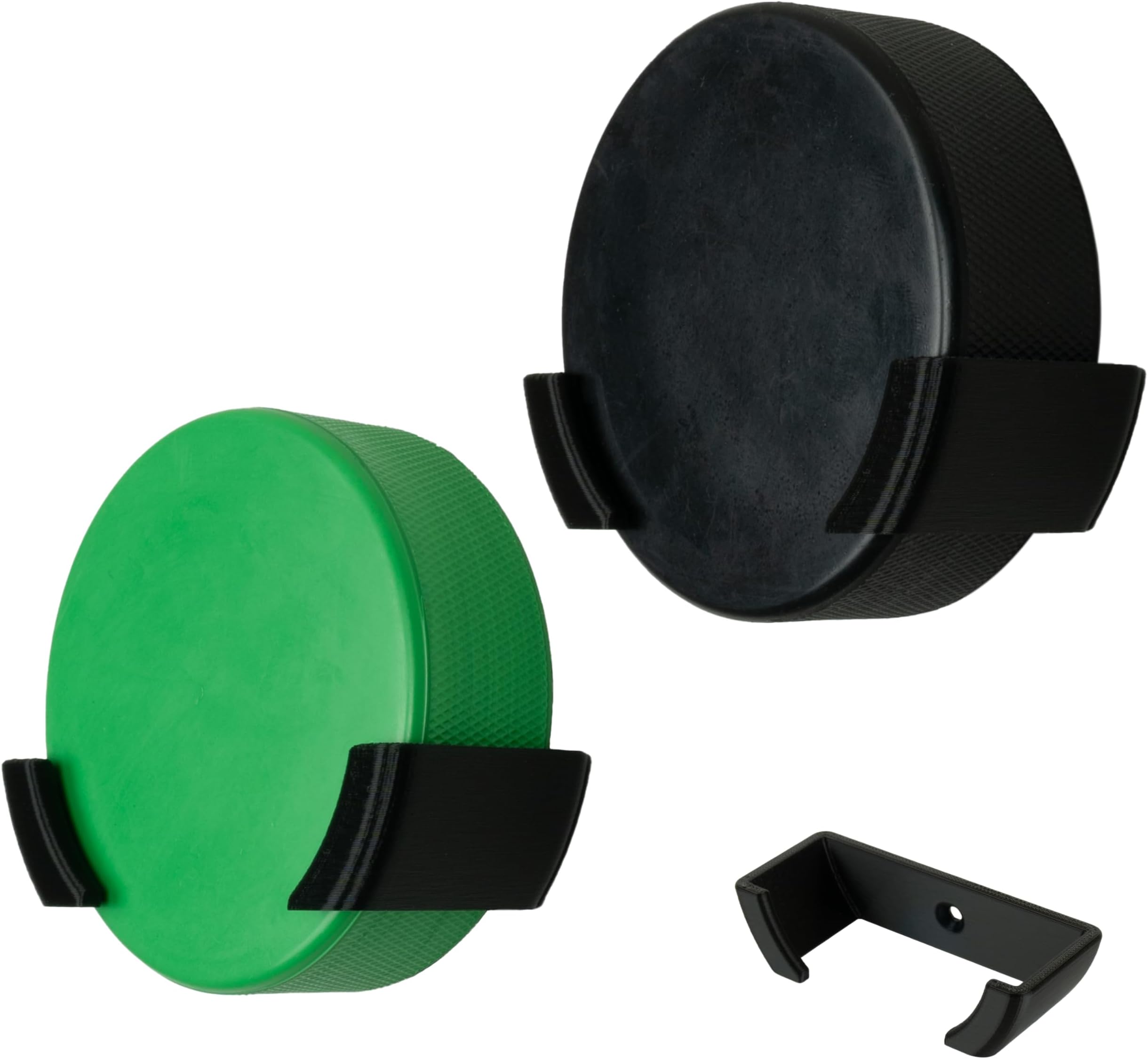 Amazon.com: Hockey Puck Wall Mount Display (2 Pack) | Wall Rack Holder ...