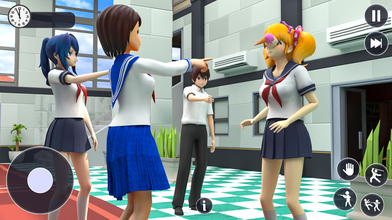 anime gangster girl escola mafia jogos de guerra real escola ...