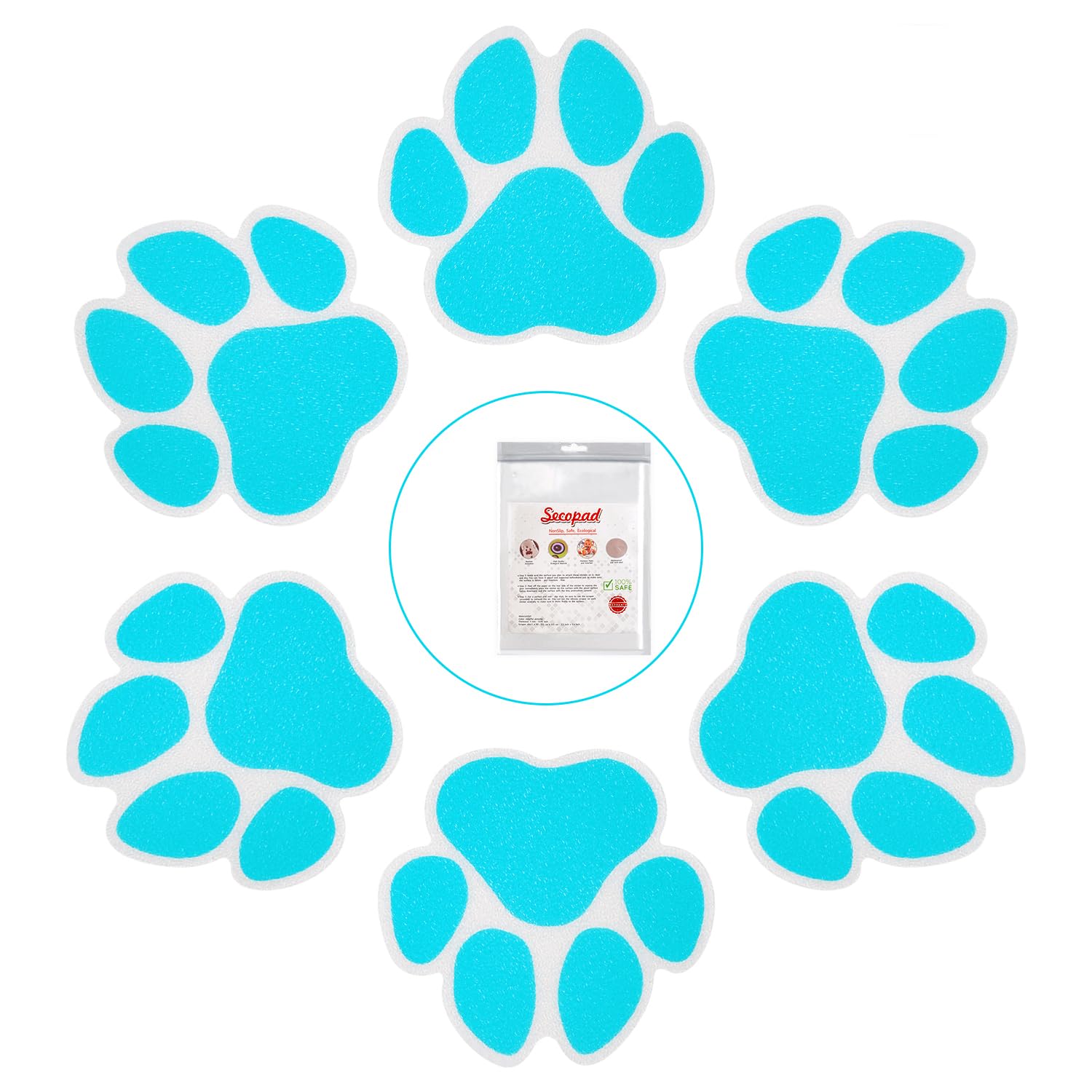 Amazon.com: Secopad Non-Slip Bathtub Stickers, 30 Large PCS Safety ...