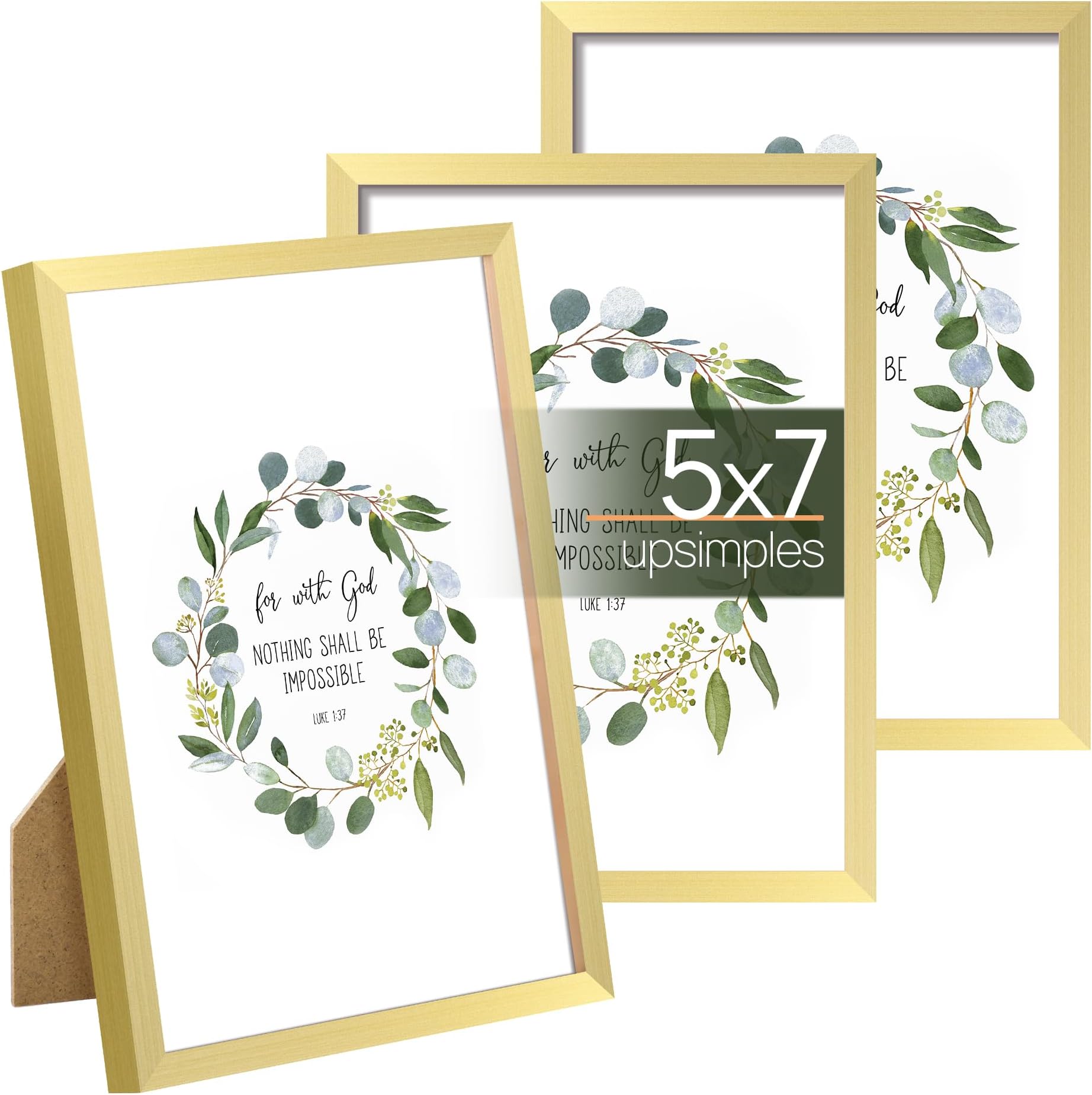Amazon.com - LaVie Home 5x7 Picture Frames(6 Pack, Gold) Wall or ...