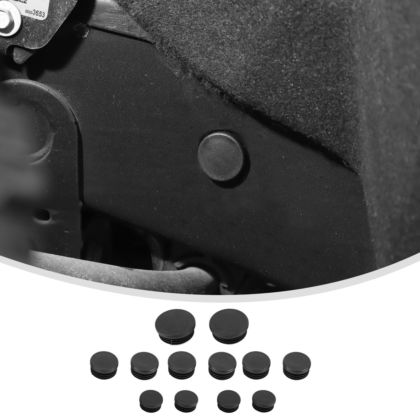 Amazon.com: Linskip Plastic Frame Hole Plugs Compatible with 2019-2025 ...