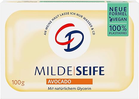 CD MILDE SEIFE AVOCADO 100G vegan & ohne Mikroplastik : Amazon.de ...