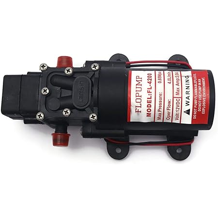 Electronic Spices 12V DC Fresh Water Pressure Diaphragm Pump Self ...