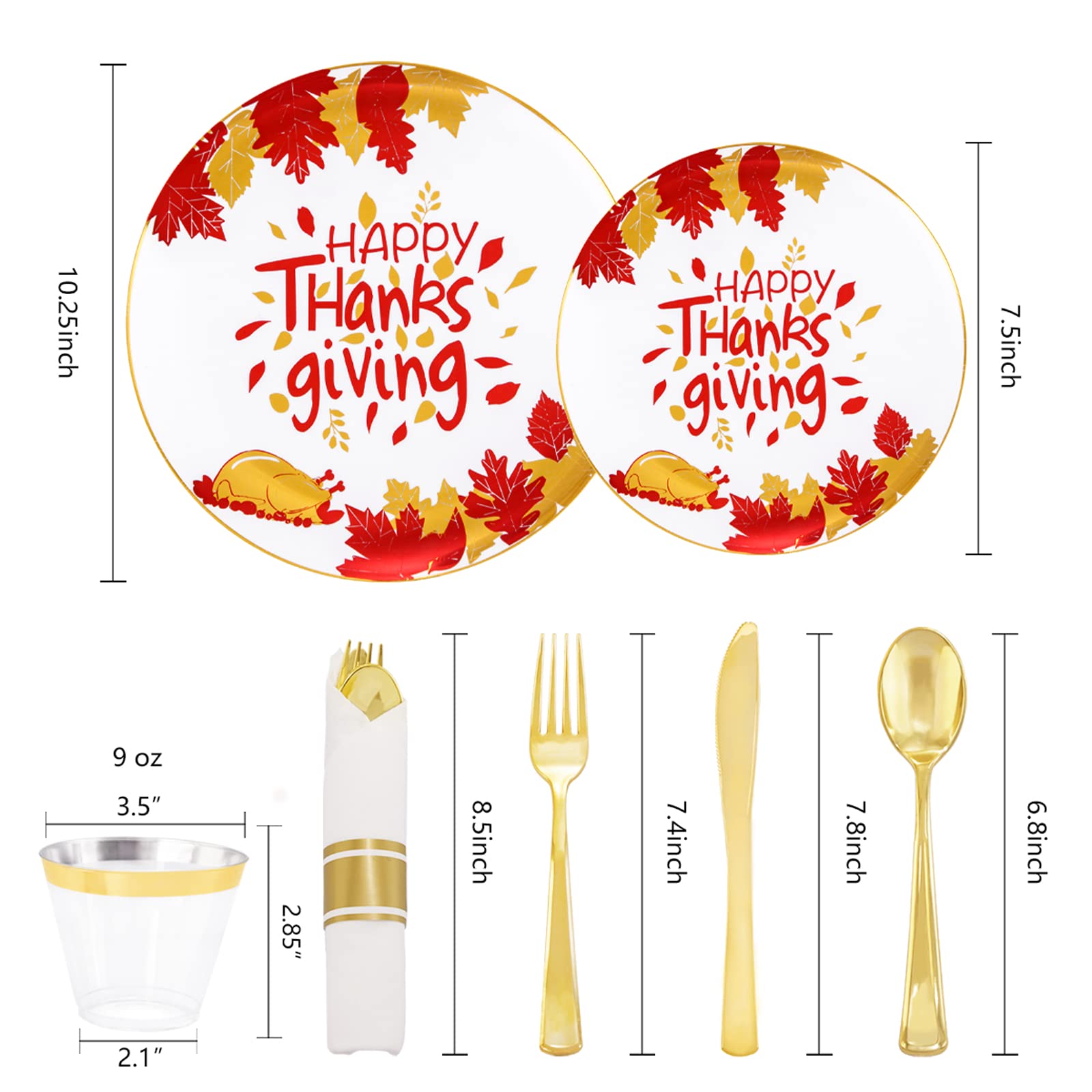 Plastic Thanksgiving Plates