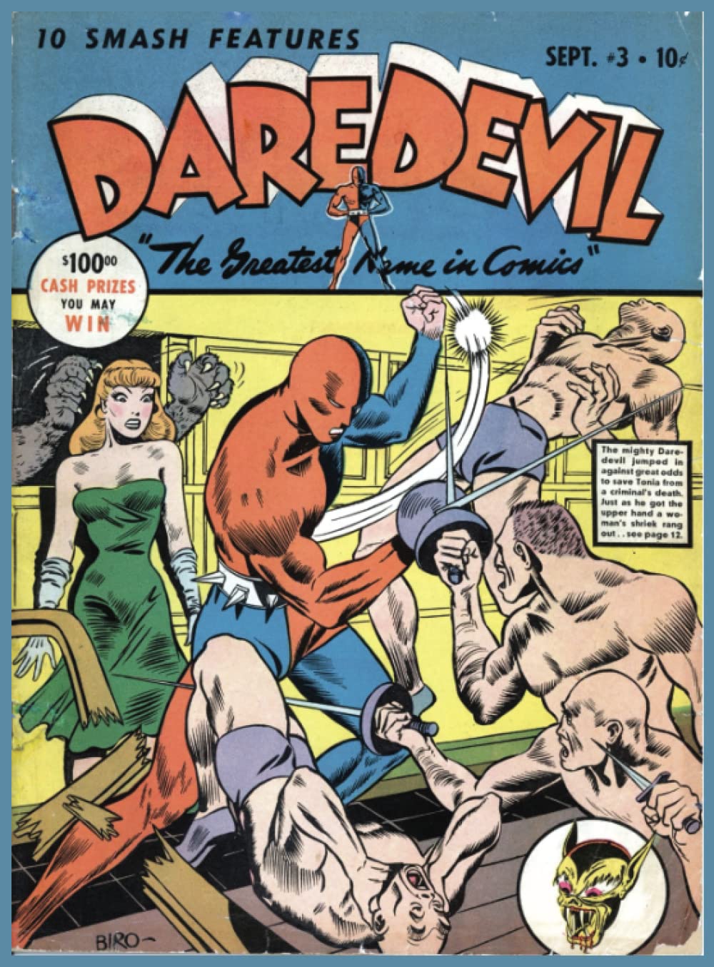 Daredevil Comics (Golden Age) #3: Vintage | September 1941 ...
