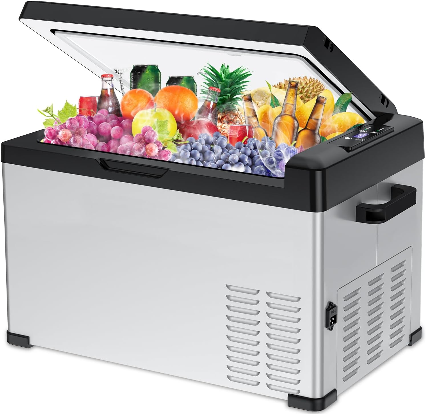 Amazon.com: Aspenora Portable Fridge Freezer 12V Electric Cooler Car ...
