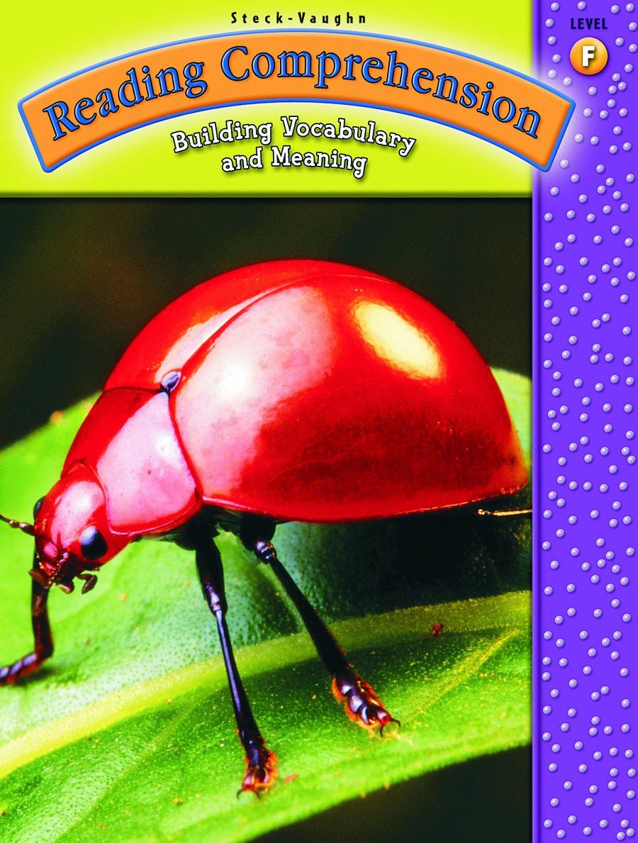 Reading Comprehension: Student Workbook Grade 6 Level F (Steck-vaughn Reading Comprehension ...