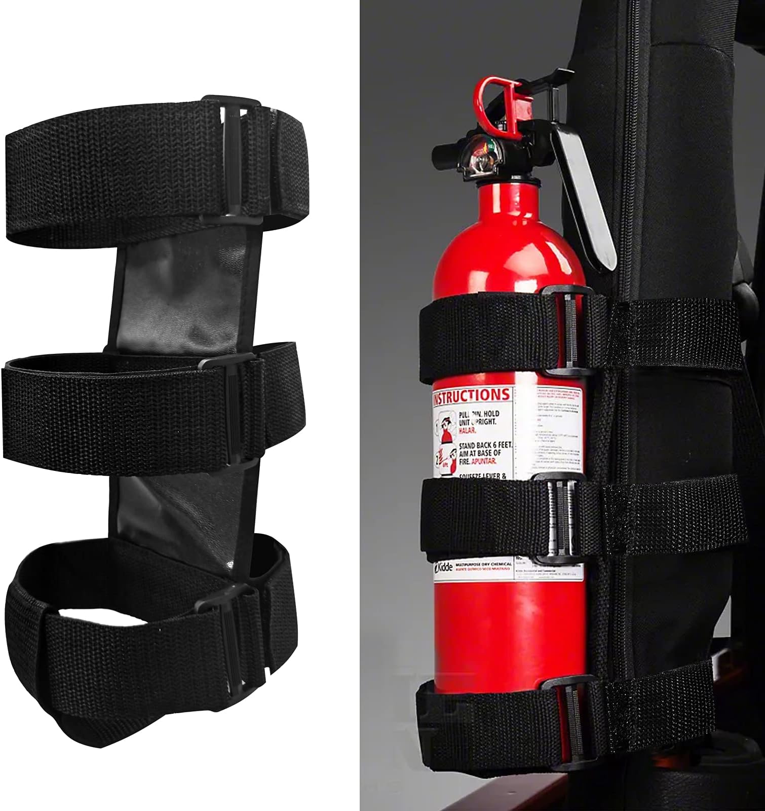 Amazon.com: HAOBO Fire Extinguisher Holder, Adjustable Roll Bar Fire ...