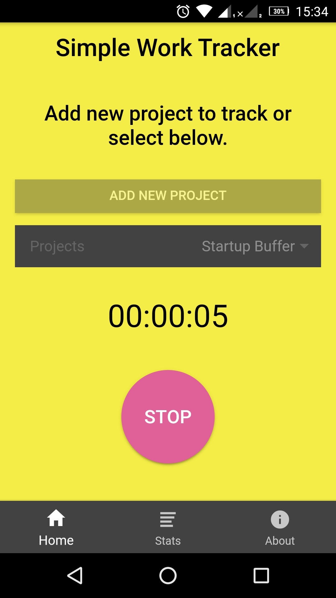 Simple Work Tracker - Project Time Spent Tracking - App on Amazon Appstore