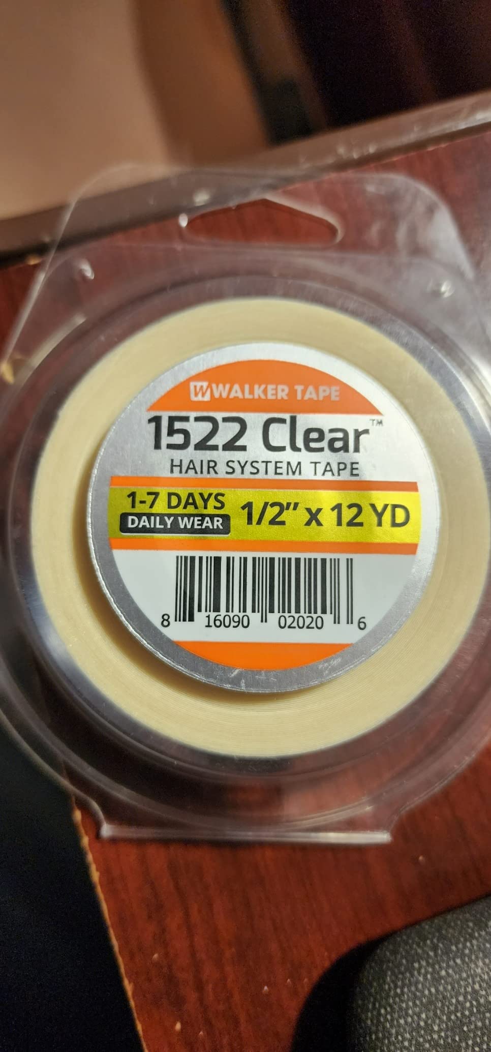 Amazon.com: Walker Tape 1522 Clear 3/4" X 12 Yard Roll Daily Wear Tape ...