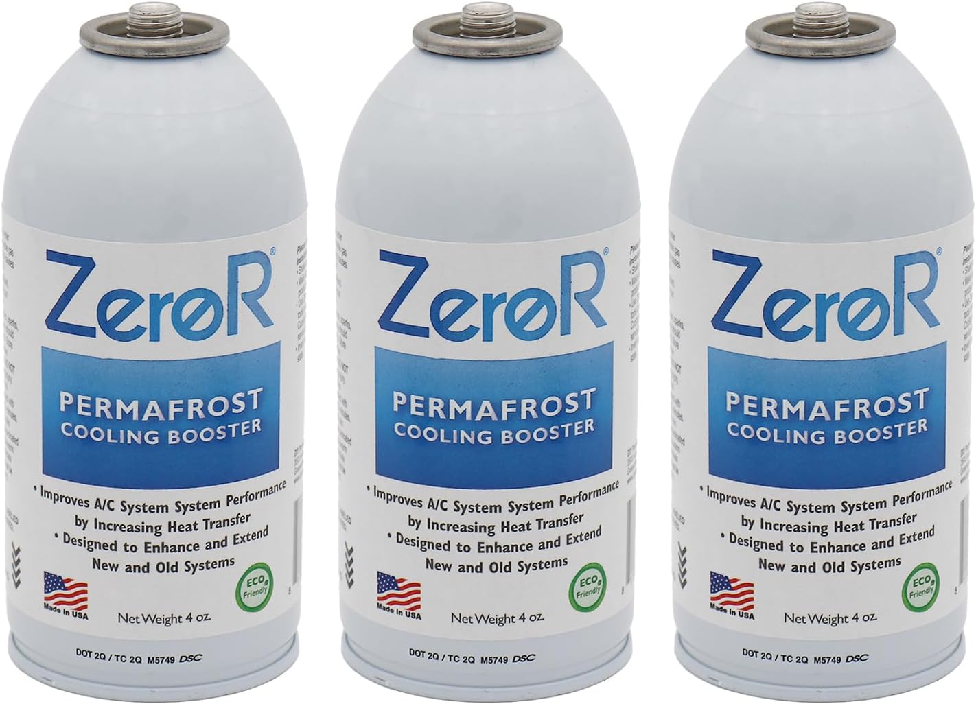 Amazon.com: ZeroR® PERMAFROST AC Performance Booster for R134a, R12 ...
