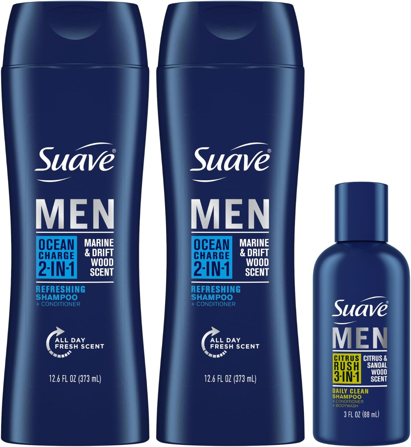 Amazon.com: Suave Body Wash, Shampoo & Conditioner 3-in-1, Citrus Rush ...