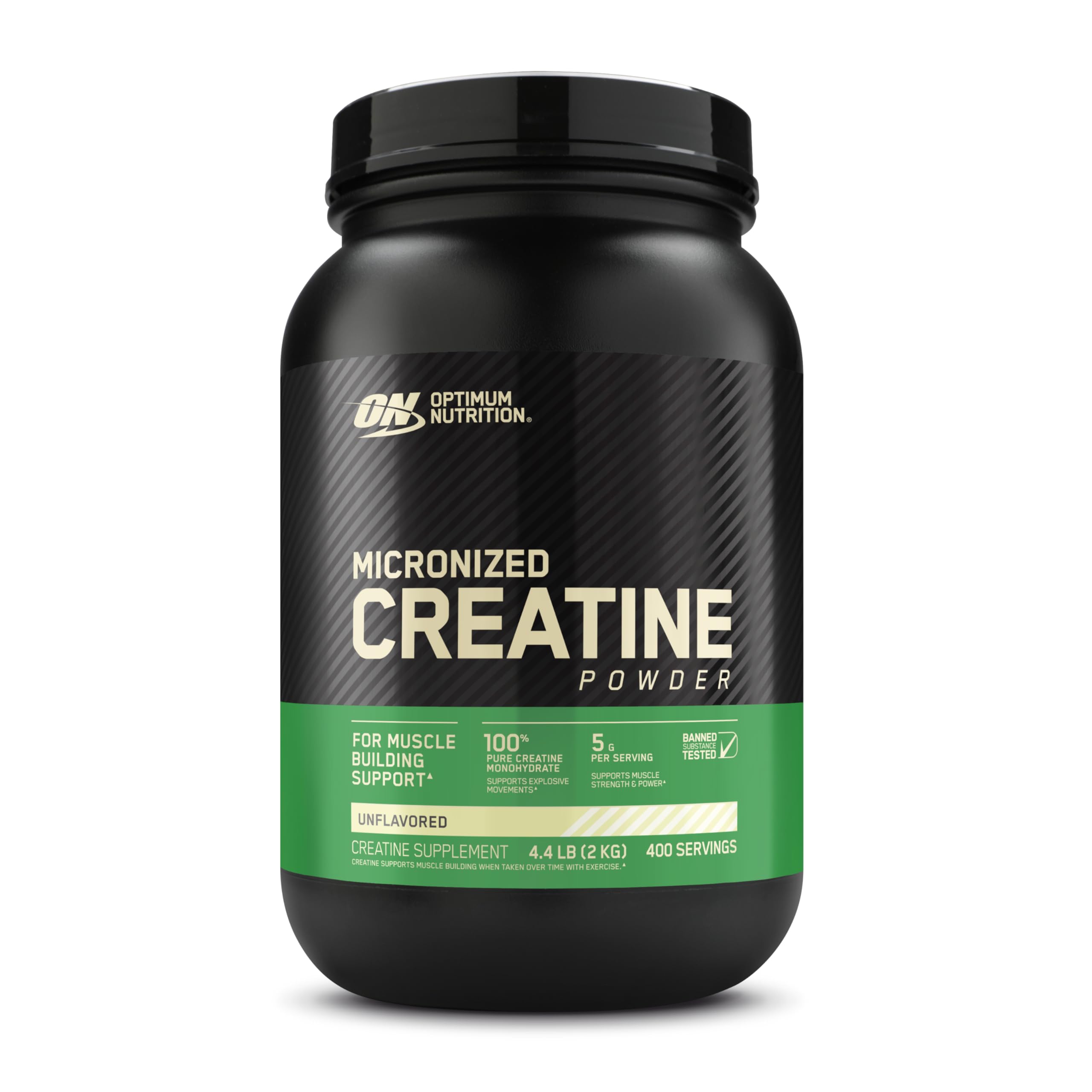 Snapklik.com : Optimum Nutrition Micronized Creatine Monohydrate Powder, Unflavored, 400 ...
