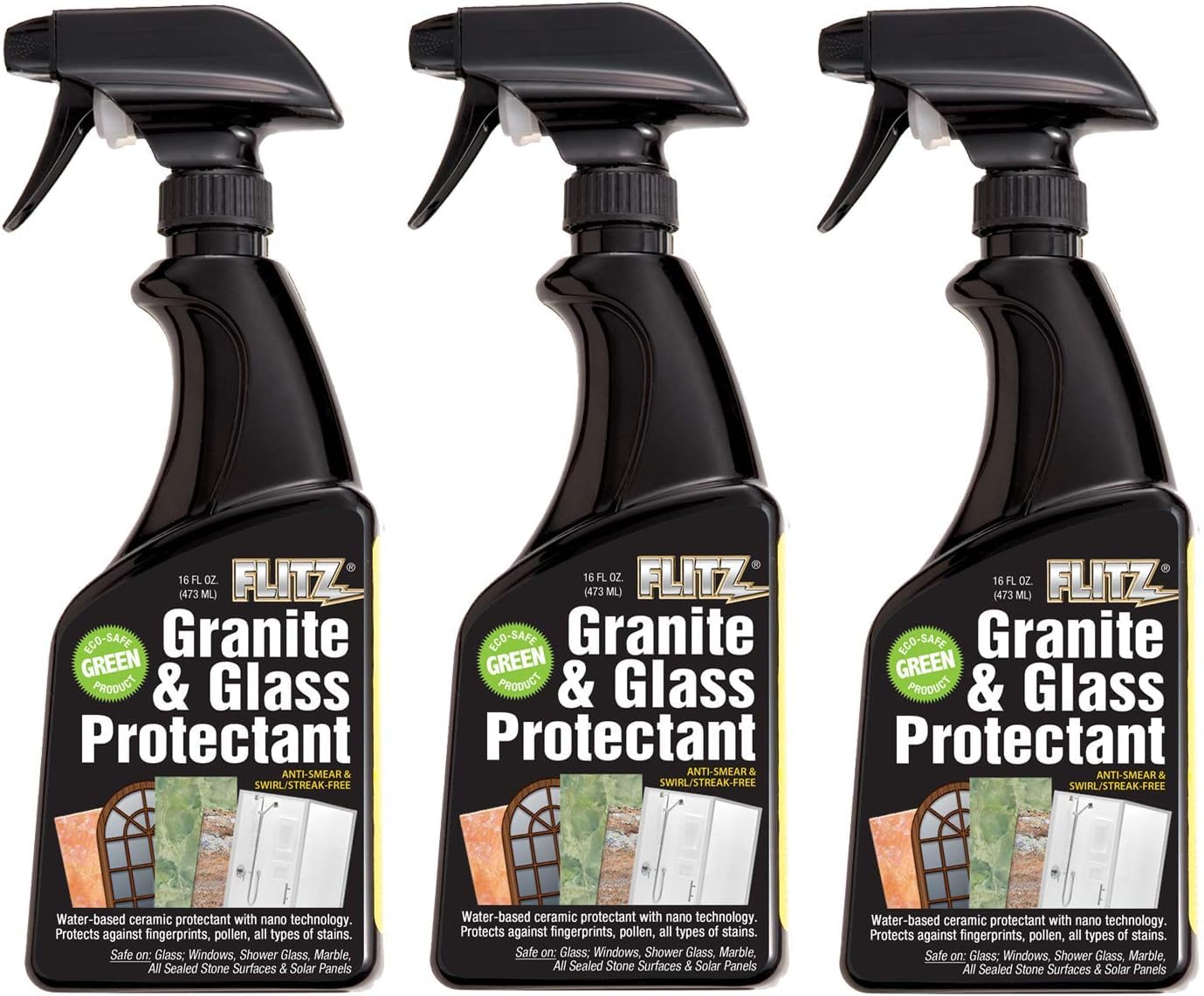 Snapklik.com : Flitz Granite & Glass Protectant - 16oz Bottle Of USA ...