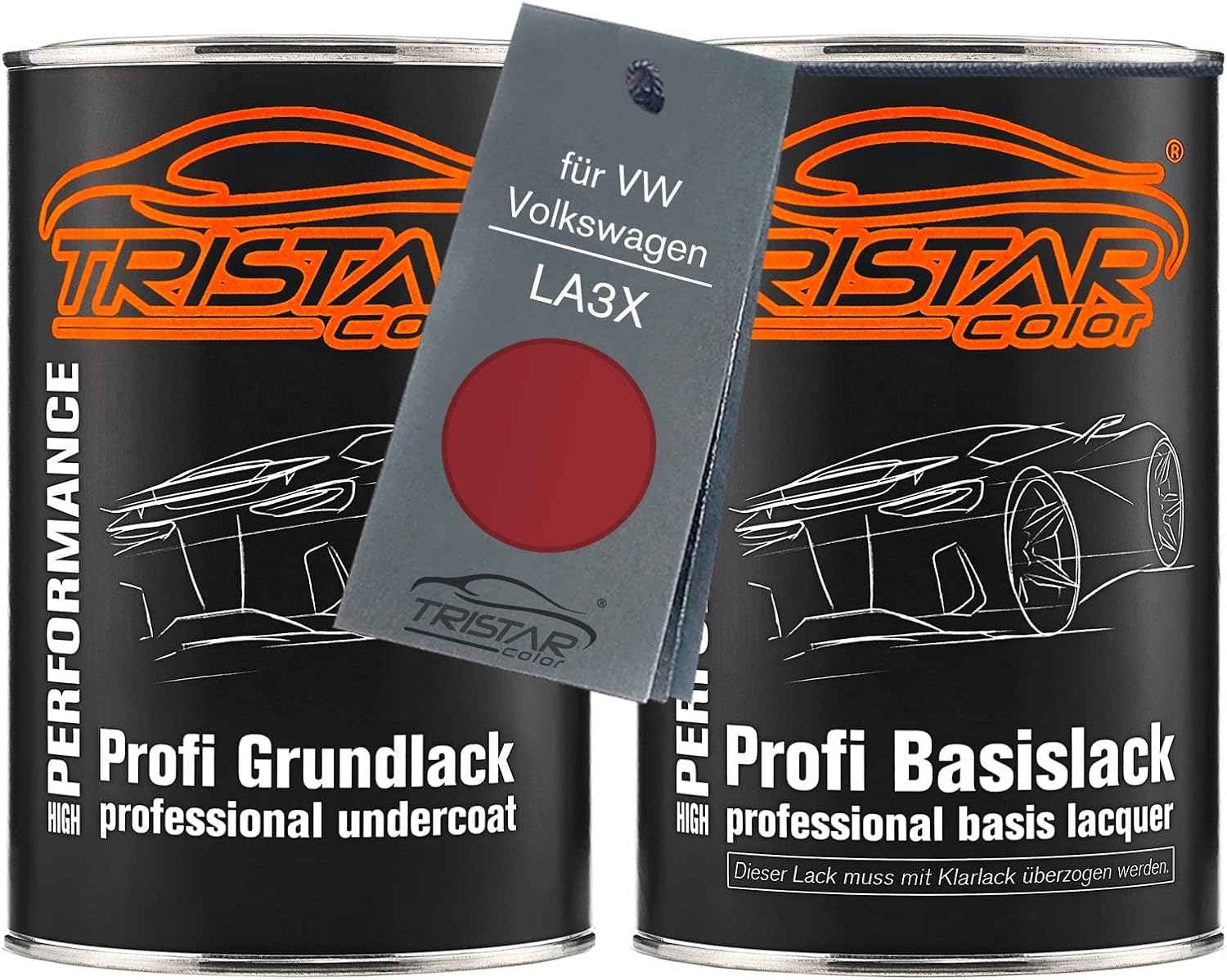 TRISTARcolor Autolack Set Dose spritzfertig für VW/Volkswagen LA3X ...