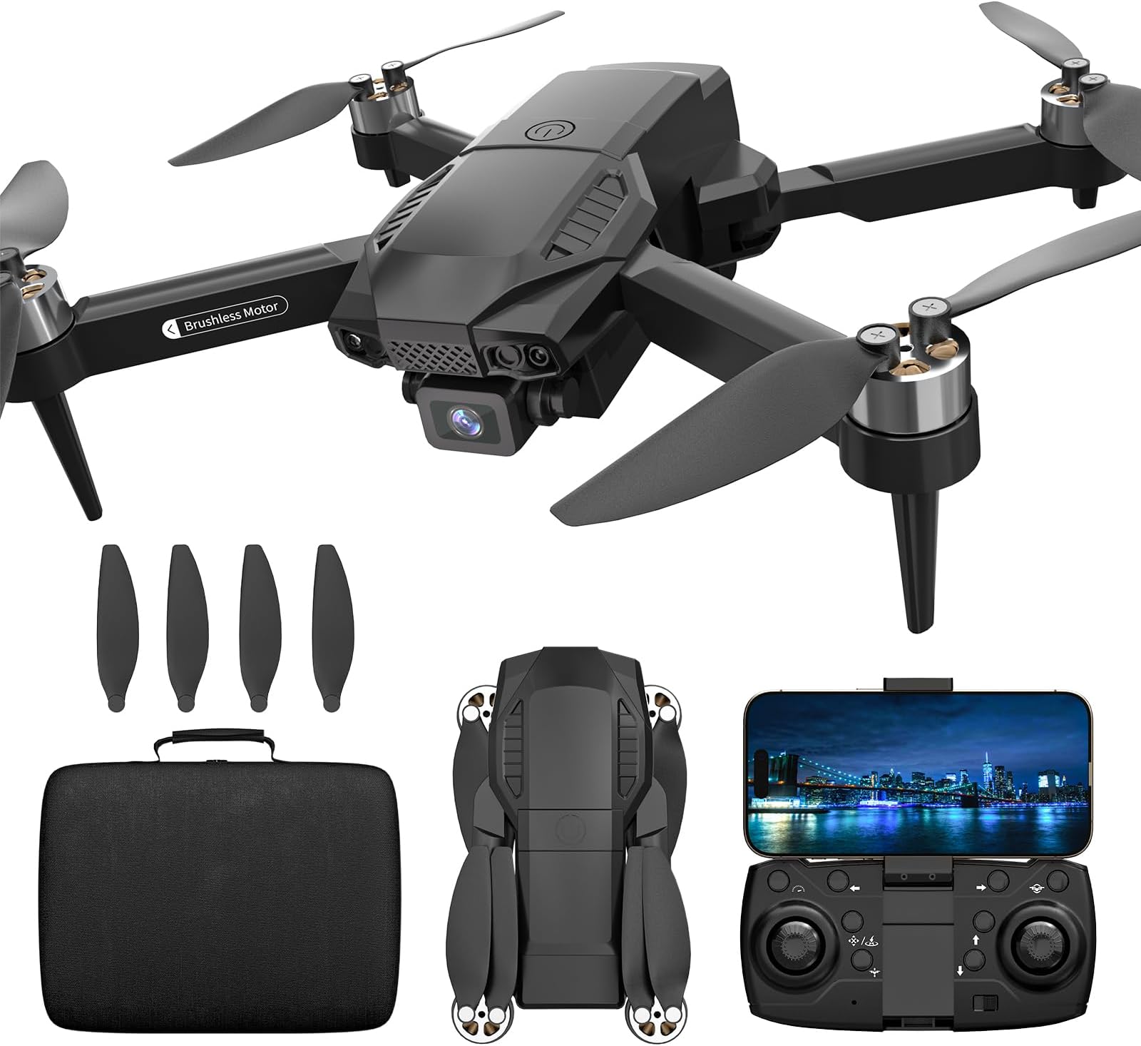 Amazon.com: E88 Pro Drone con cámara 4K, WiFi FPV 1080P HD Dual ...