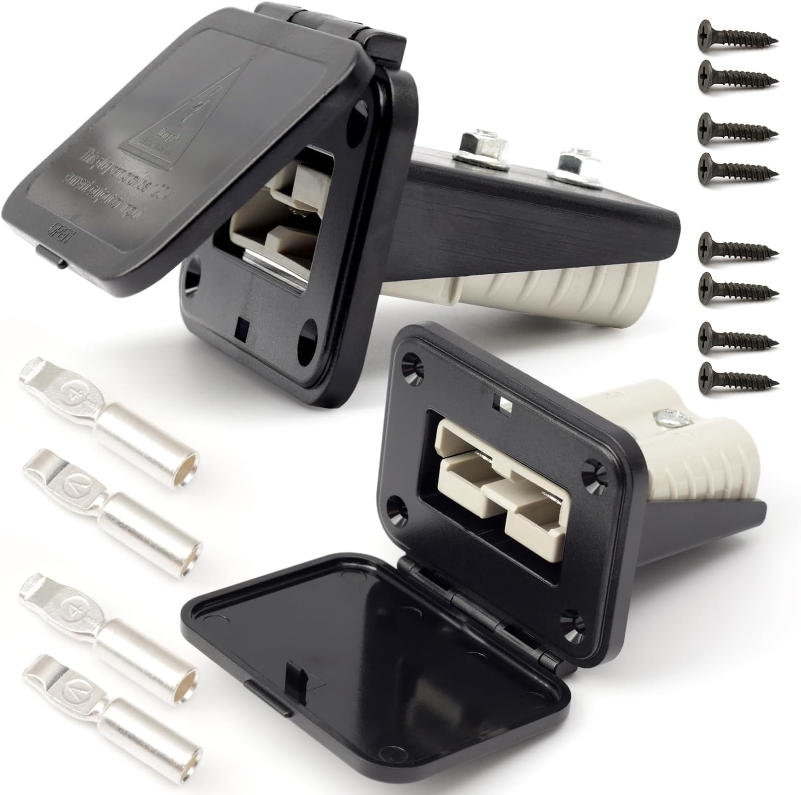 Amazon.com: Erchon 120A Plug Mounting Panel with Dust Cover Compatible ...