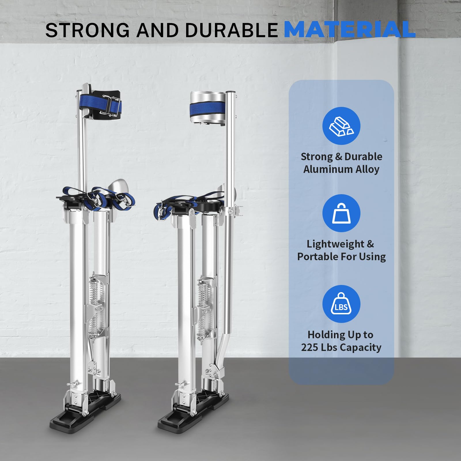Snapklik.com : Drywall Stilts, 24-40 Stilts For Adults Adjustable ...