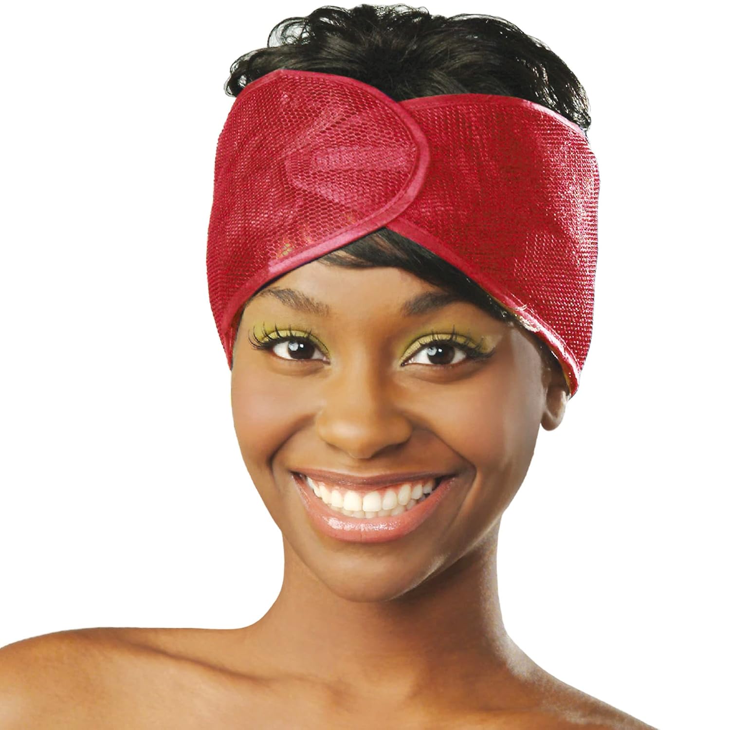 Amazon.com : DONNA Brand Silk Wraps Hair Accessories, 1pc Velcro Mesh ...