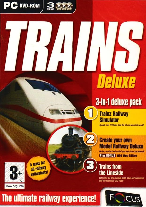 Trains Deluxe Pack 2: Trainz Railway Simulator, Create Your Own Model ...