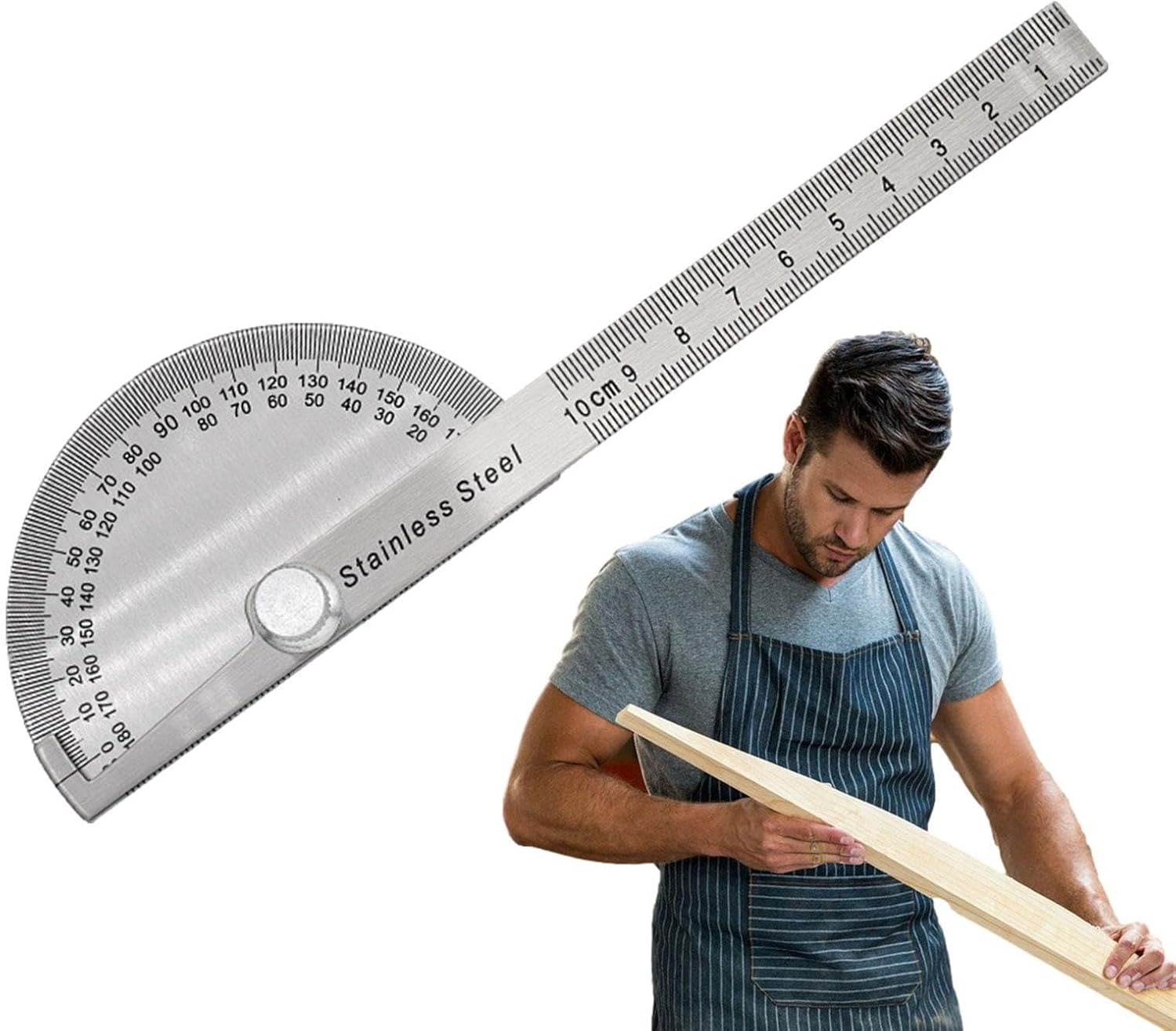 Construction Protractors - Stainless Steel Angle Gauge Protractor ...