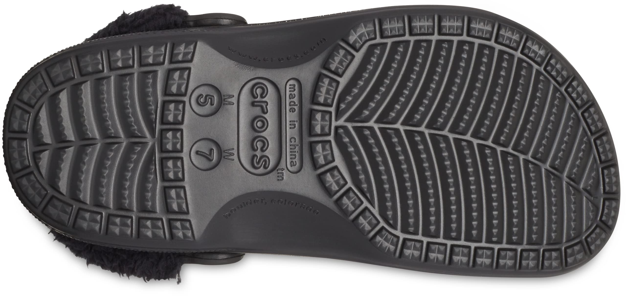 Snapklik.com : Crocs Unisex-Adult Baya Lined Fuzz Strap Clogs