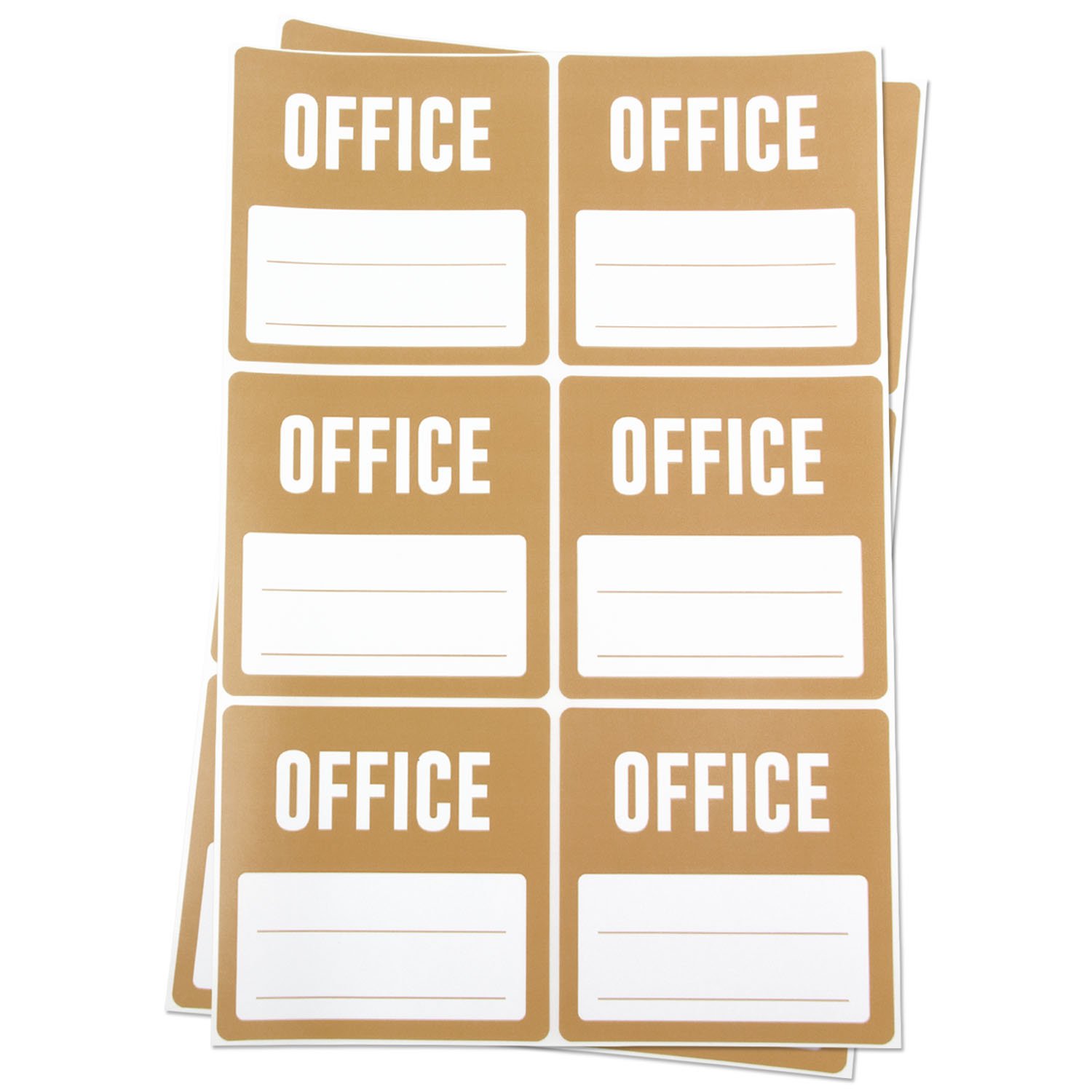 Buy 3"x3" Office Moving Labels - Blank Writable Space for Notes & Memo ...