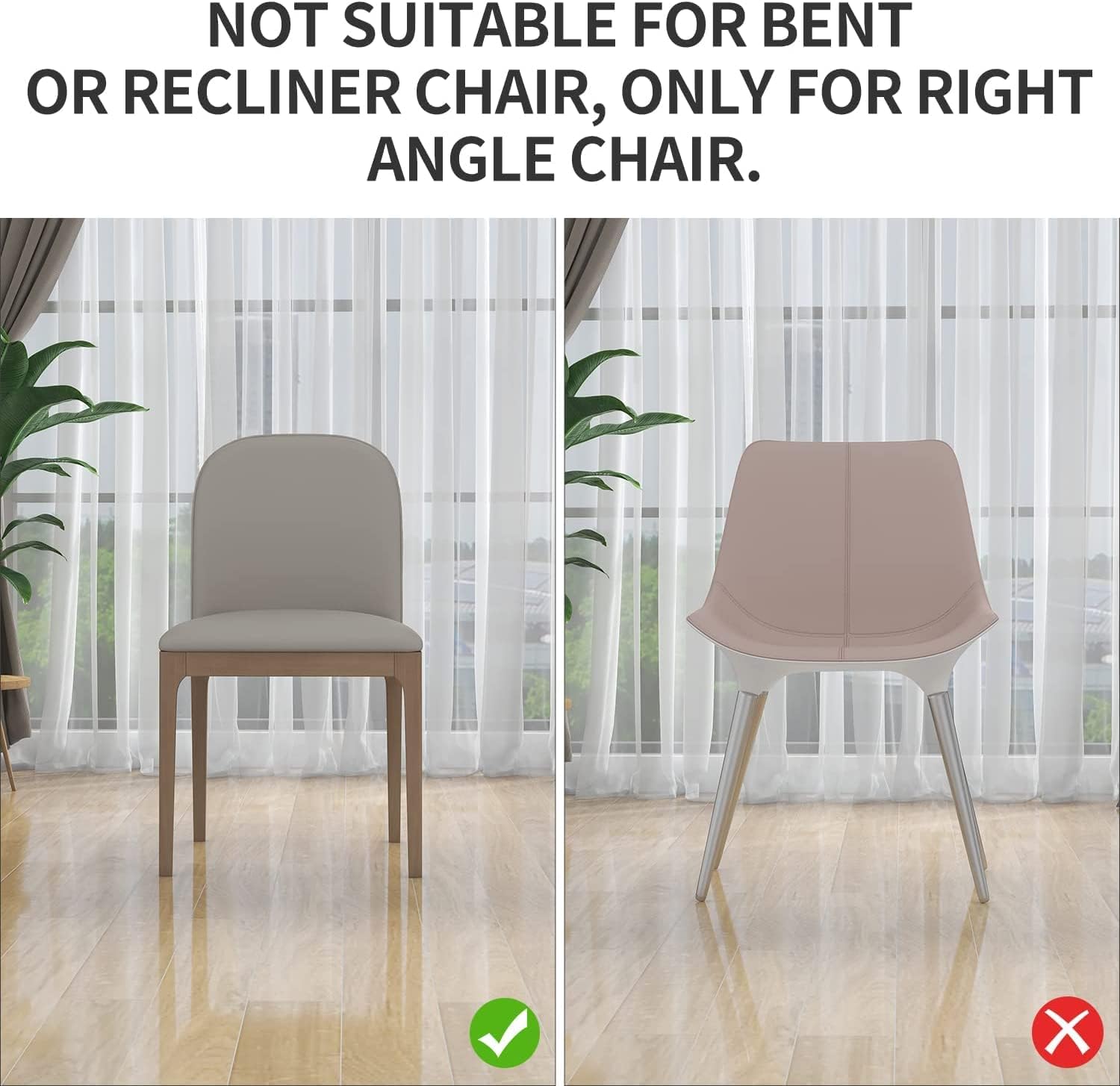 Ezprotekt Furniture Risers, Adjustable Chair Risers with Screw Clamp, 2 ...