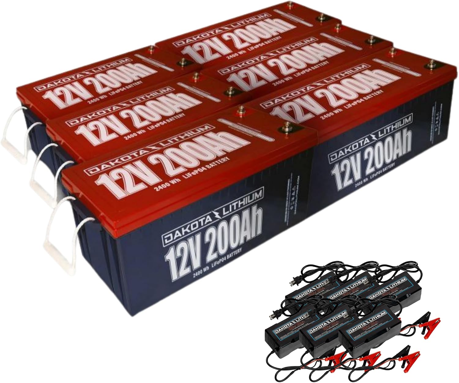 Amazon.com: Dakota Lithium - 12V 1200Ah Solar Battery Bank - 11 Year ...