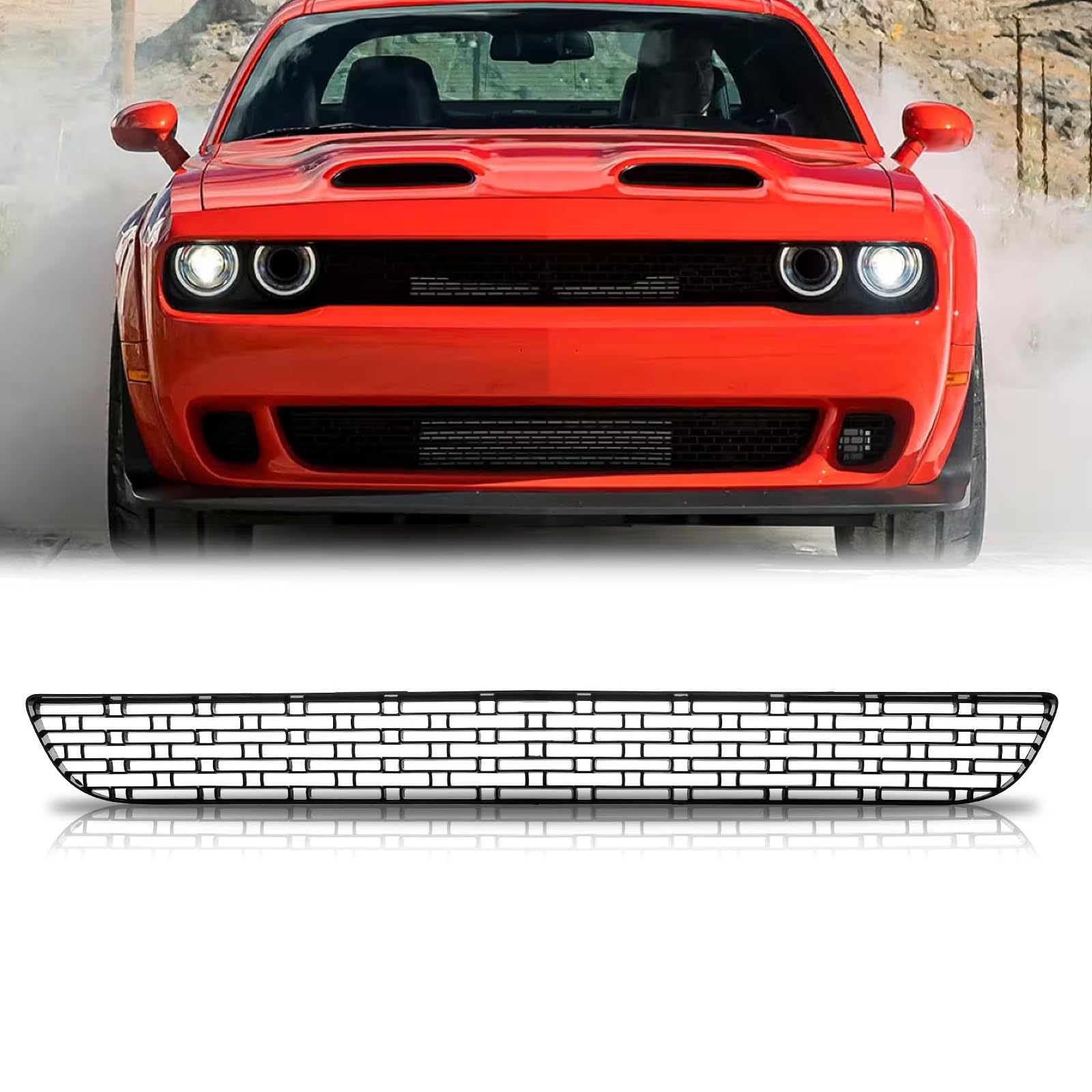 Amazon.com: KARPAL Front Bumper Lower Grille Black Compatible with 2015 ...