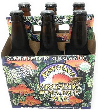 Amazon.com: Fish Brewing Organic IPA 6 Piece Bottle, 72 fl oz : Grocery ...
