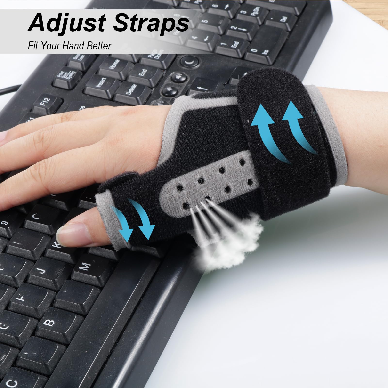 Snapklik.com : Thumb Brace For Men Women, Reversible Thumb Spica Splint ...