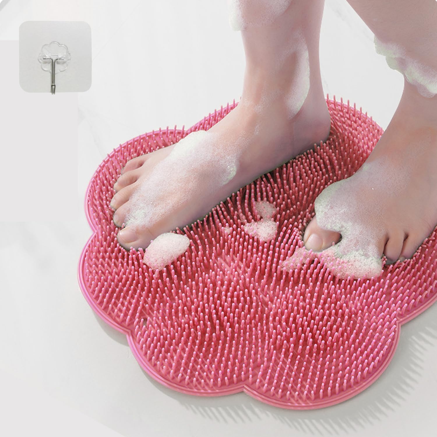 Amazon.com: MMentch Shower Foot and Back Scrubber with Suction Cups ...