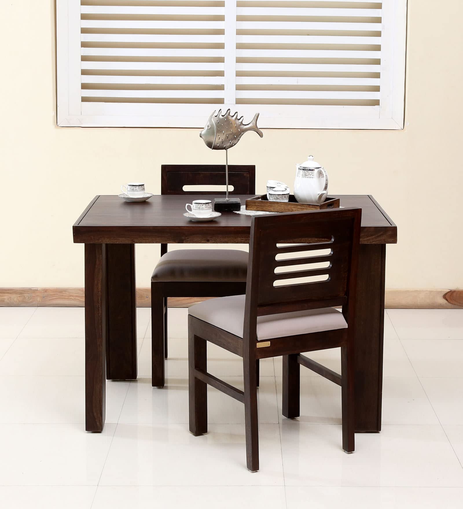 KD FURNITURES Dining Table 2 Seater with Chair | Dining Table Set ...