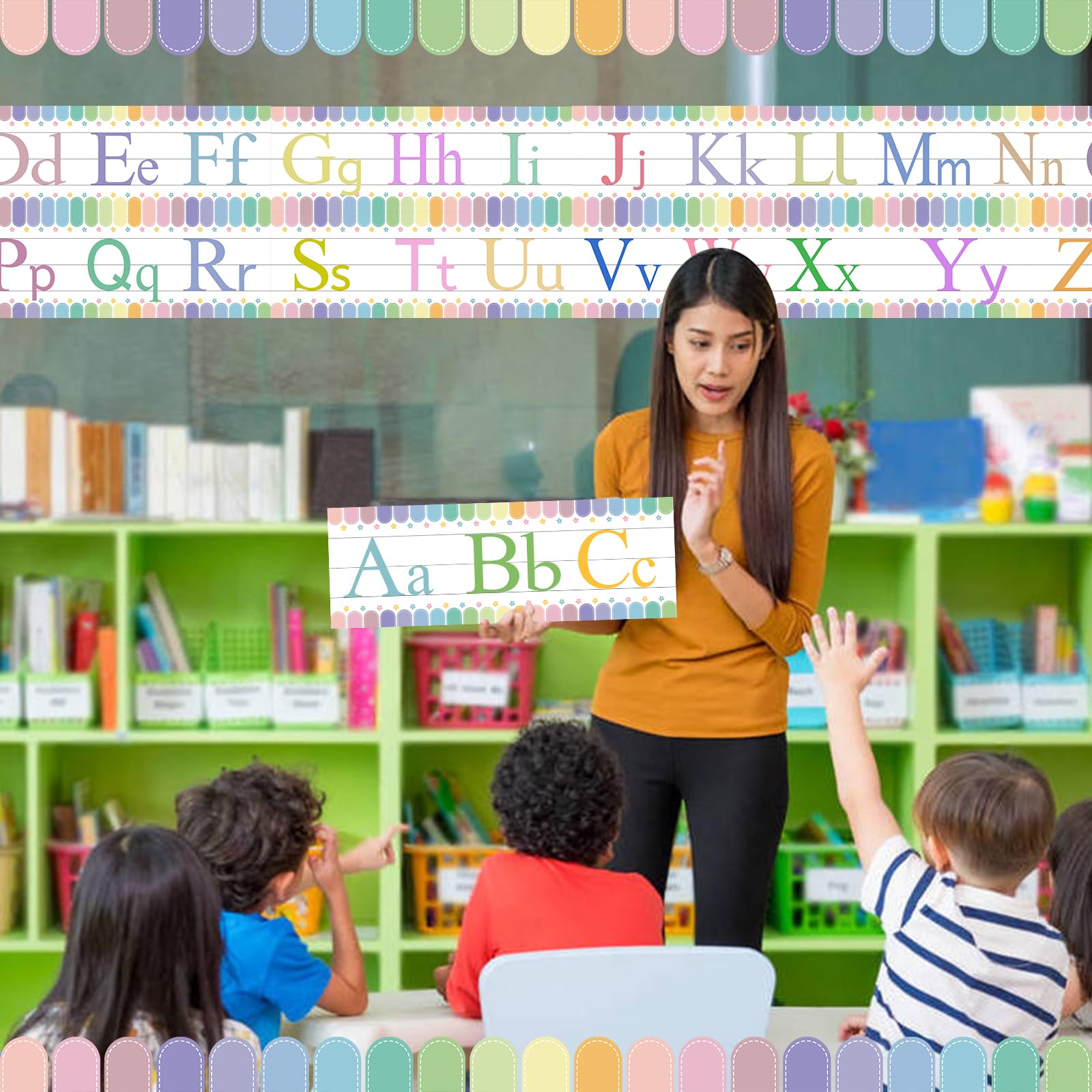 Snapklik.com : Bulletin Board Alphabet,ABC Alphabet Poster Classroom ...