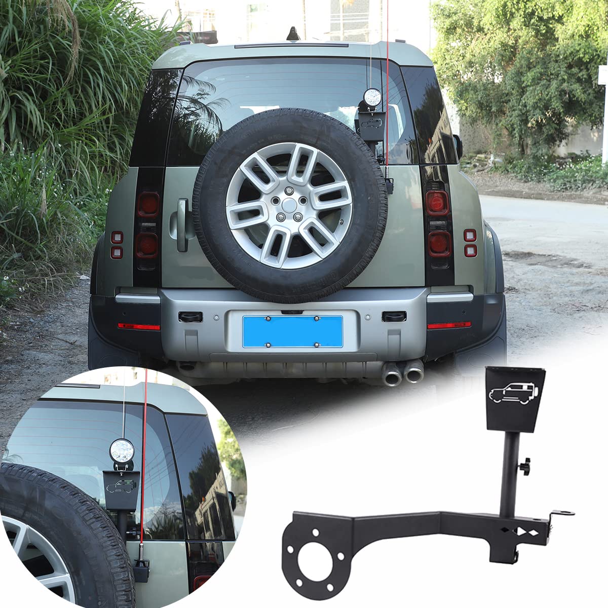 Buy DIYUCAR For Land Rover Defender 90 110 2020-2022 Tailgate Hinge ...