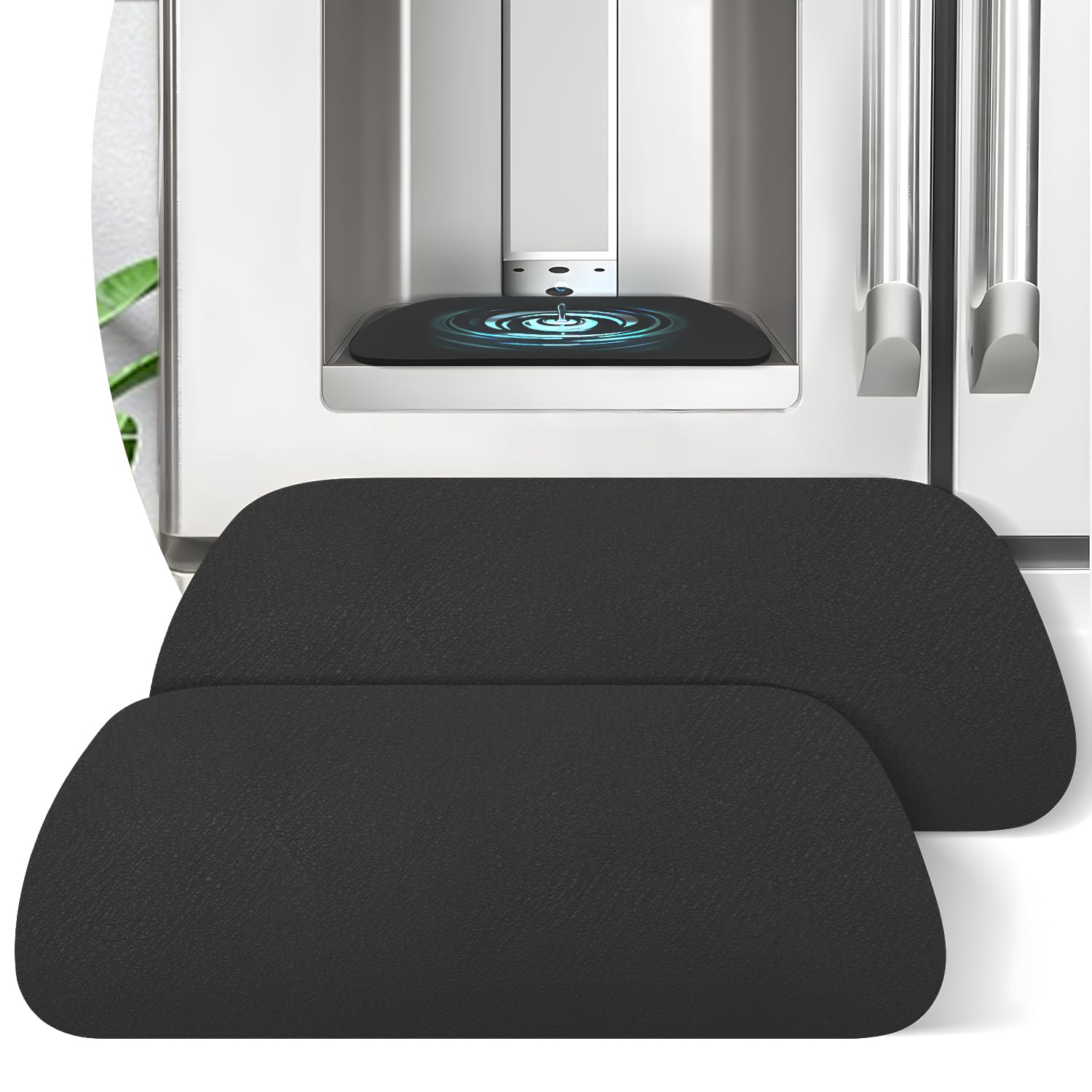 Amazon.com: LOPNUR Refrigerator Drip Tray 2 Pack: Cuttable Refrigerator ...