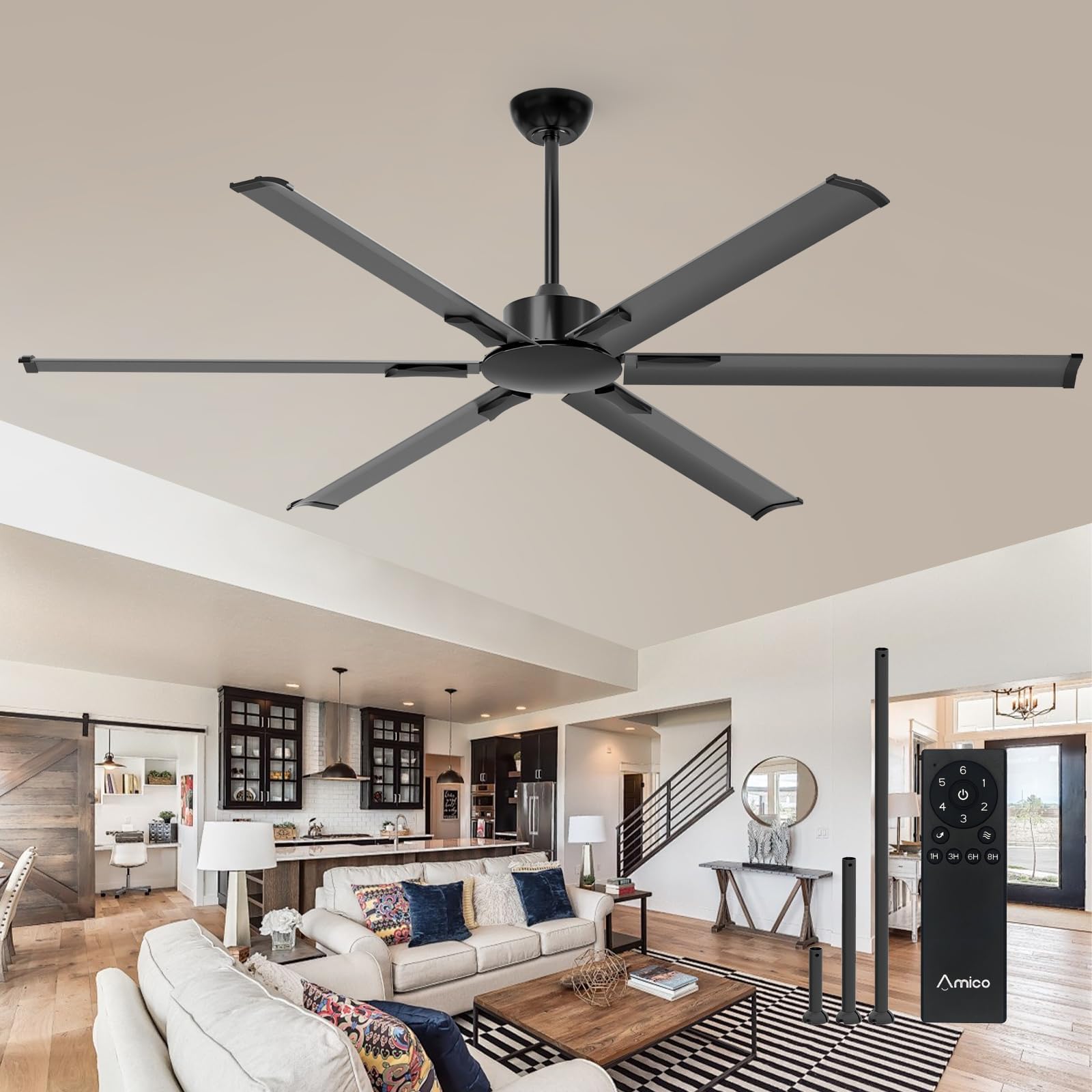 Big Air Large Ceiling Fan 72" | MAXX AIR Industrial Ceiling Fan Ideal ...