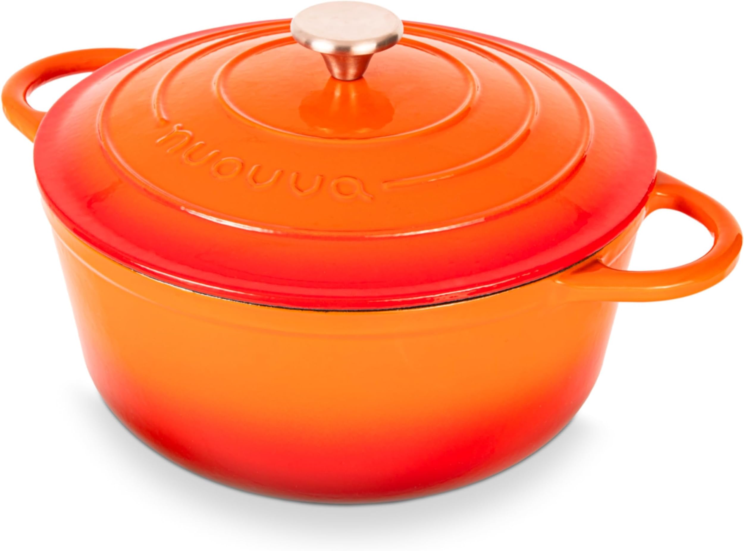 Amazon.com: Enamelled Cast Iron Dutch Oven Casserole Pot - Cast Iron ...