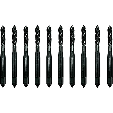 Amazon.com: uxcell M4 x 0.7 Spiral Flute Thread Tap, Metric Machine ...