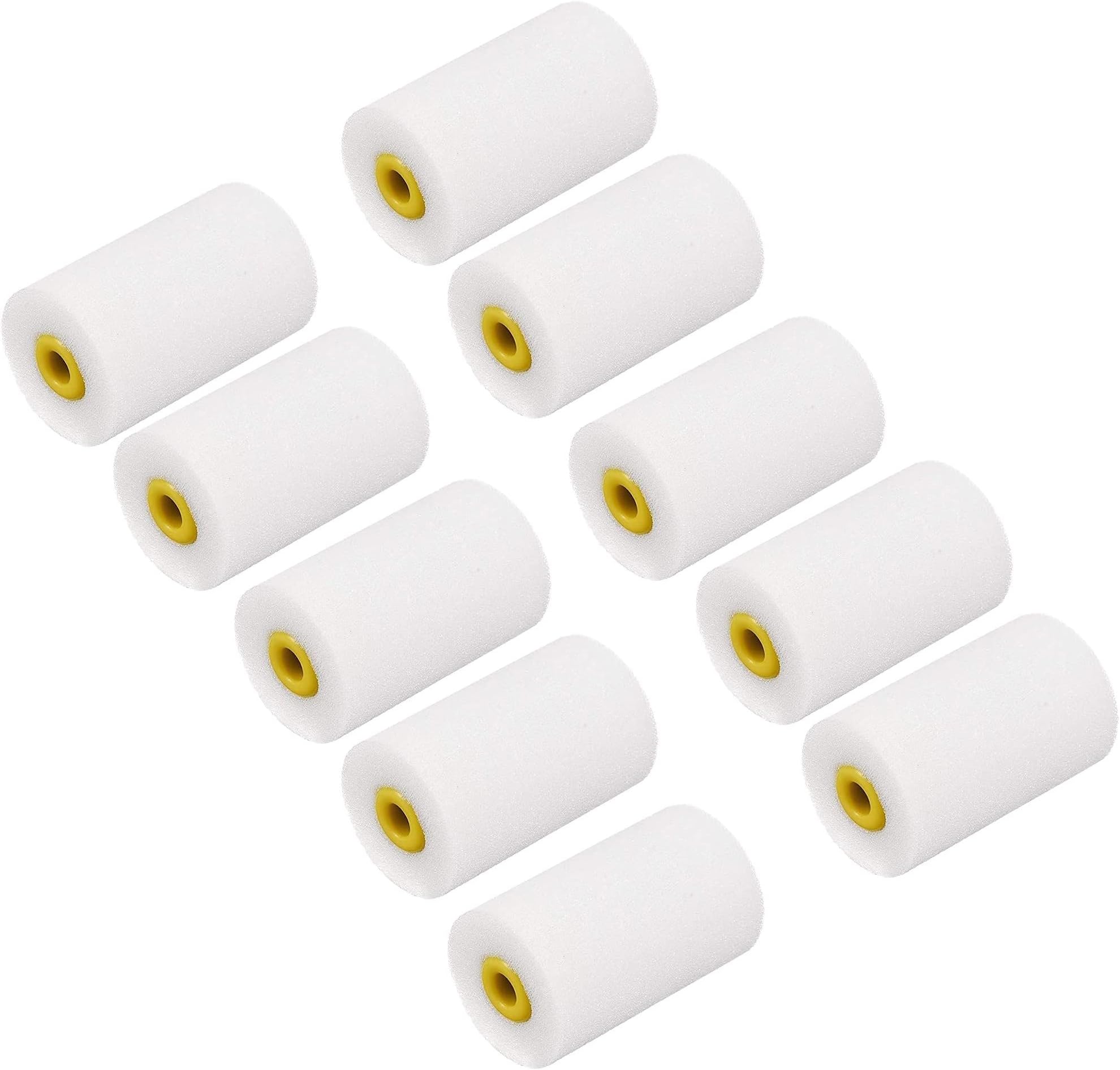 TICSER 4 Inch Foam Paint Roller Refills Foam, Foam Paint Roller Set ...