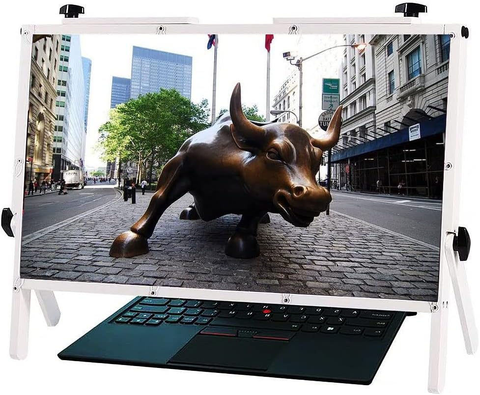 Kantek MAXVIEW Desktop LCD Screen Magnifier, Fits 17" 5:4 Aspect Ratio ...