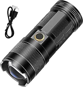 Amazon.com: Led Flashlights High Lumens, Rechargeable Mini Flashlight ...