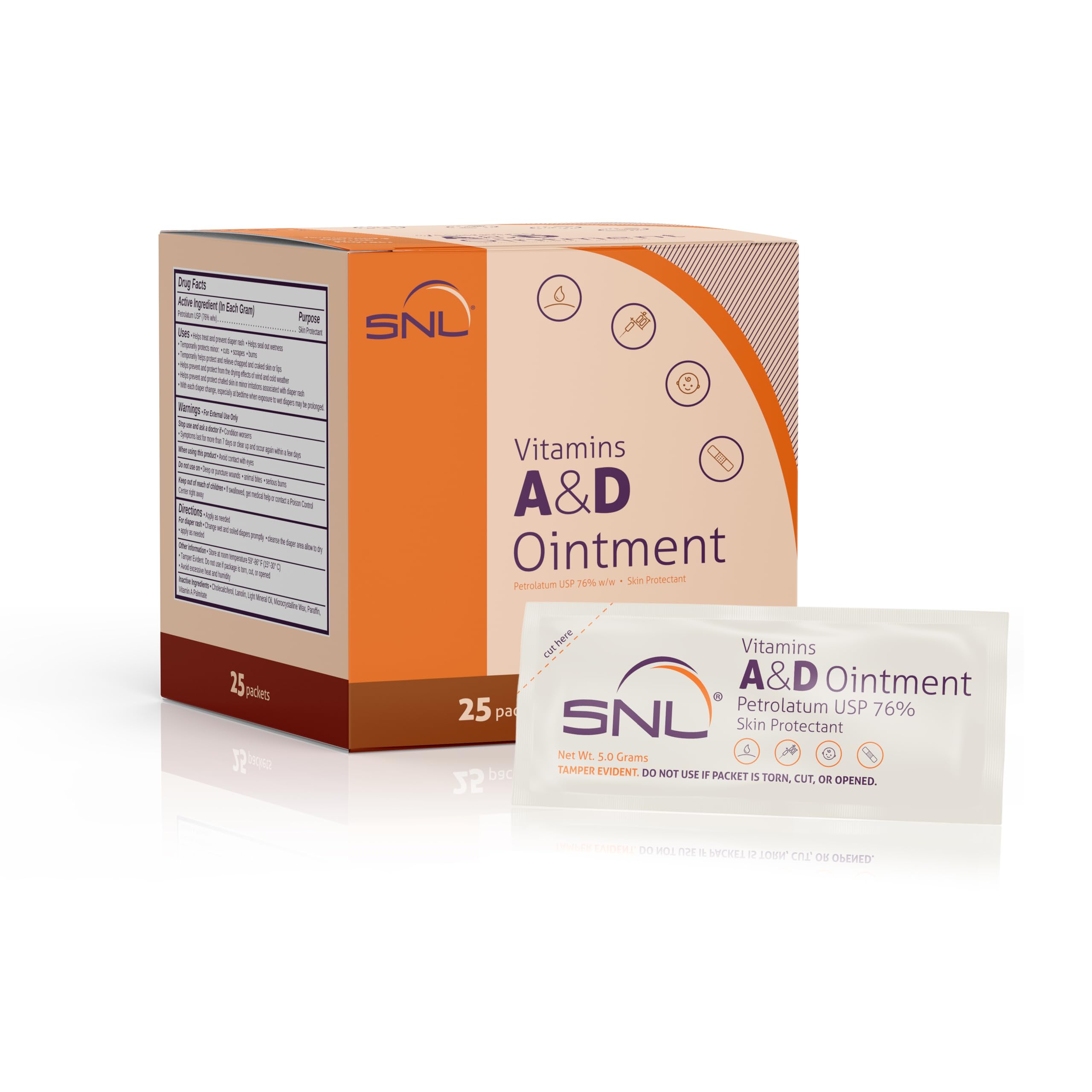 Amazon.com: SNL Quality Vitamins A & D Ointment for | Baby Diaper Rash ...