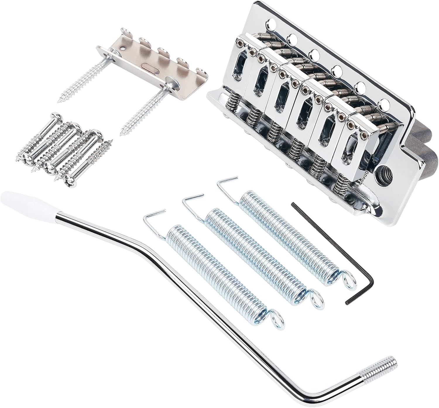 Amazon.com: Banworks 6-String Tremolo Bridge System 52.5mm (2 1/16") String Space with Modern ...