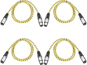 Neewer XLR DMX Cables (Yellow) : Amazon.ca: Musical Instruments, Stage ...